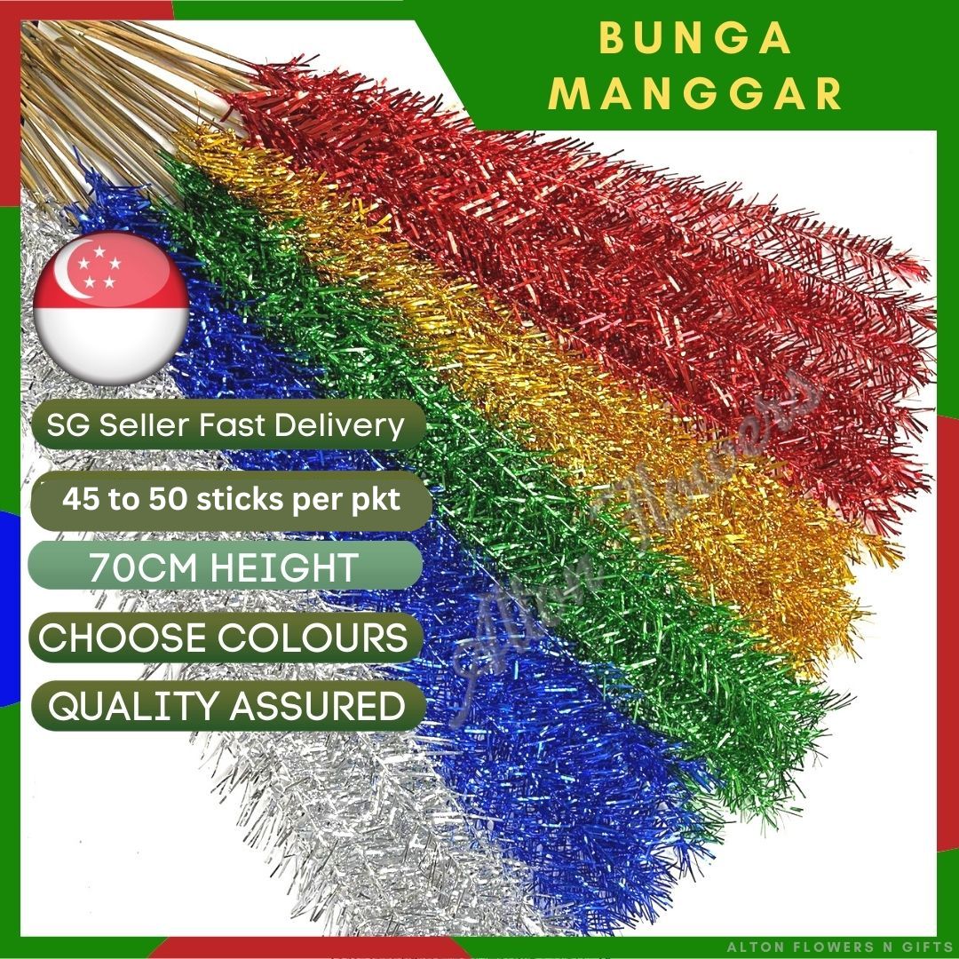 Bunga Manggar 45 to 50pcs - 70cm Multicolor Majlis Kahwin Malay Weddin