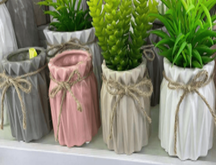 10cm Ceramic Vase for shrubs and flowers,ideal for home and office Ava
