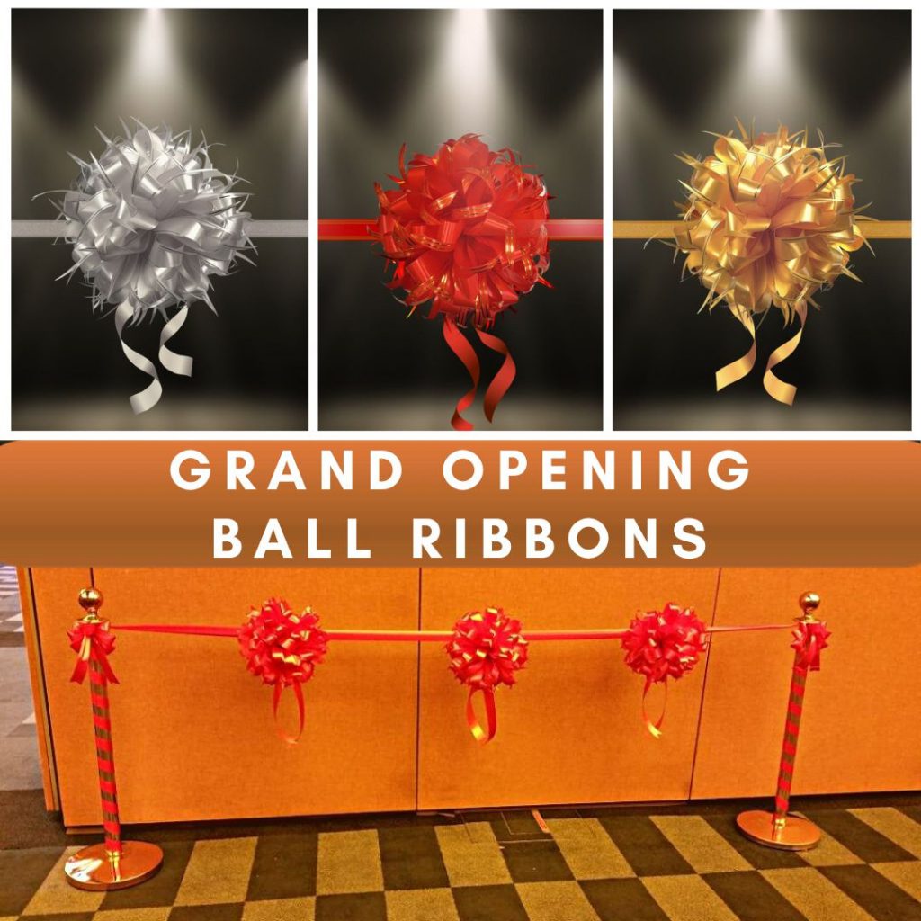 Opening Ceremony Ribbon Ball Singapore 30cm Grand Opening Ribbon Cutti